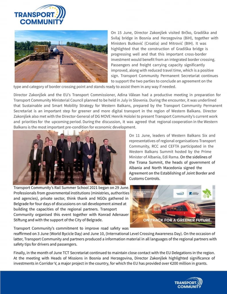 Newsletter Issue No. 7 - Transport Community