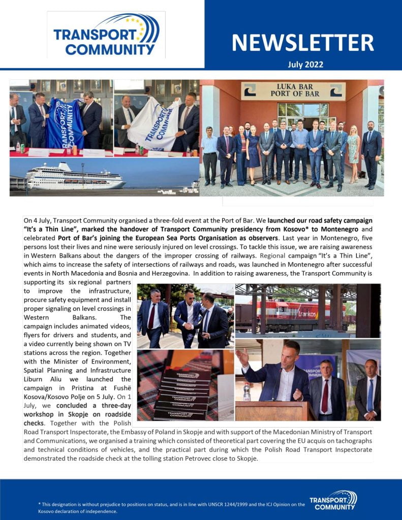 Newsletter - Transport Community