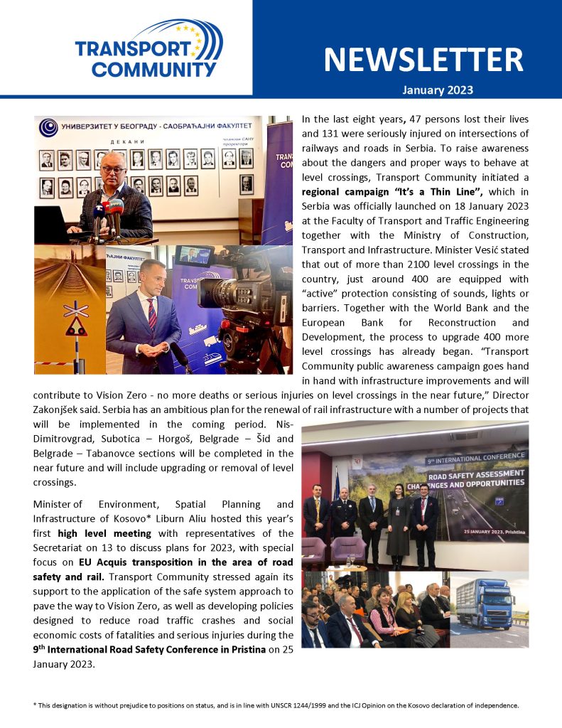 Newsletter Issue No. 26 - Transport Community