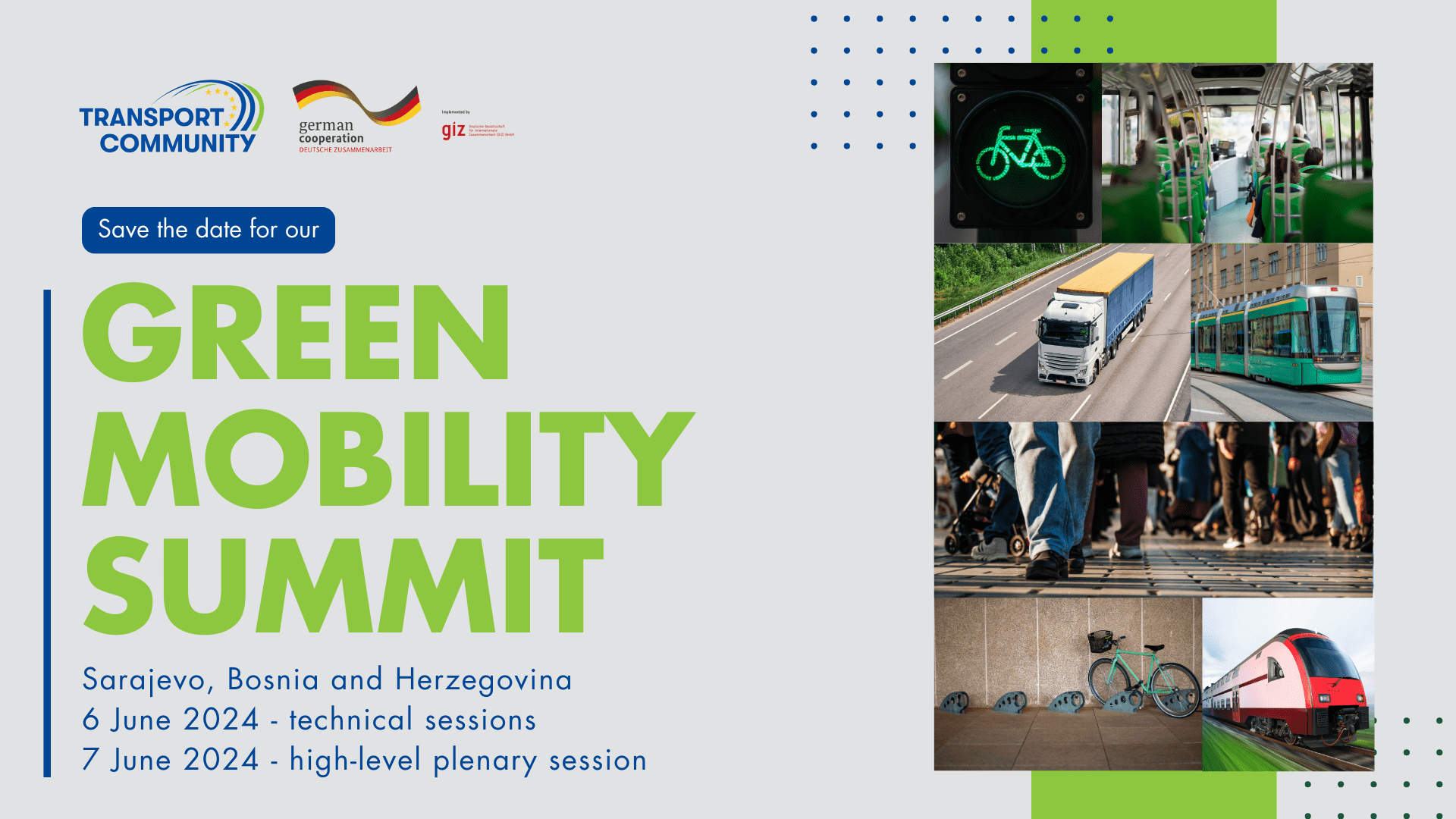 Save the Date: Green Mobility Summit - Transport Community