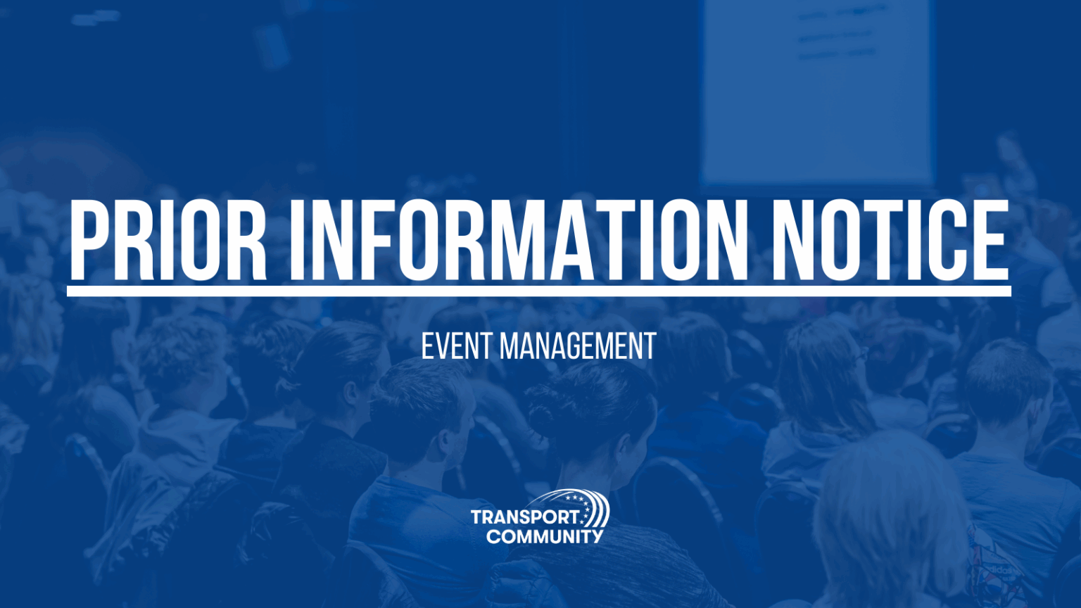 Event Management Services for the Transport Investment Summit ...